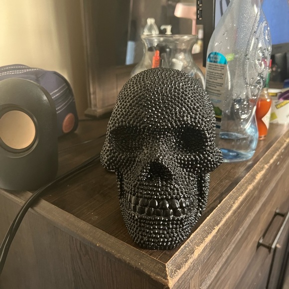 Other | Black Bedazzled Skeleton Head | Poshmark